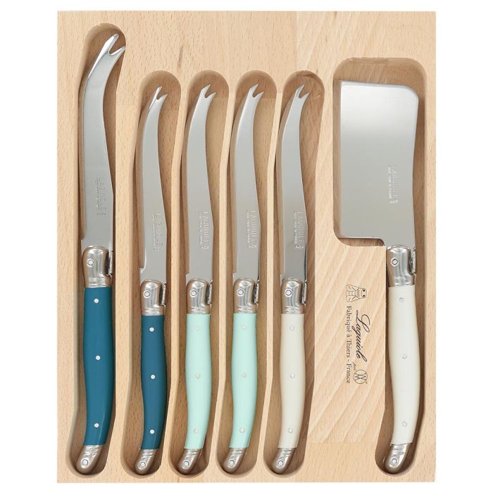 Andre Verdier Debutant Cheese Knife Set 6pce Stainless Steel/St Tropez ...